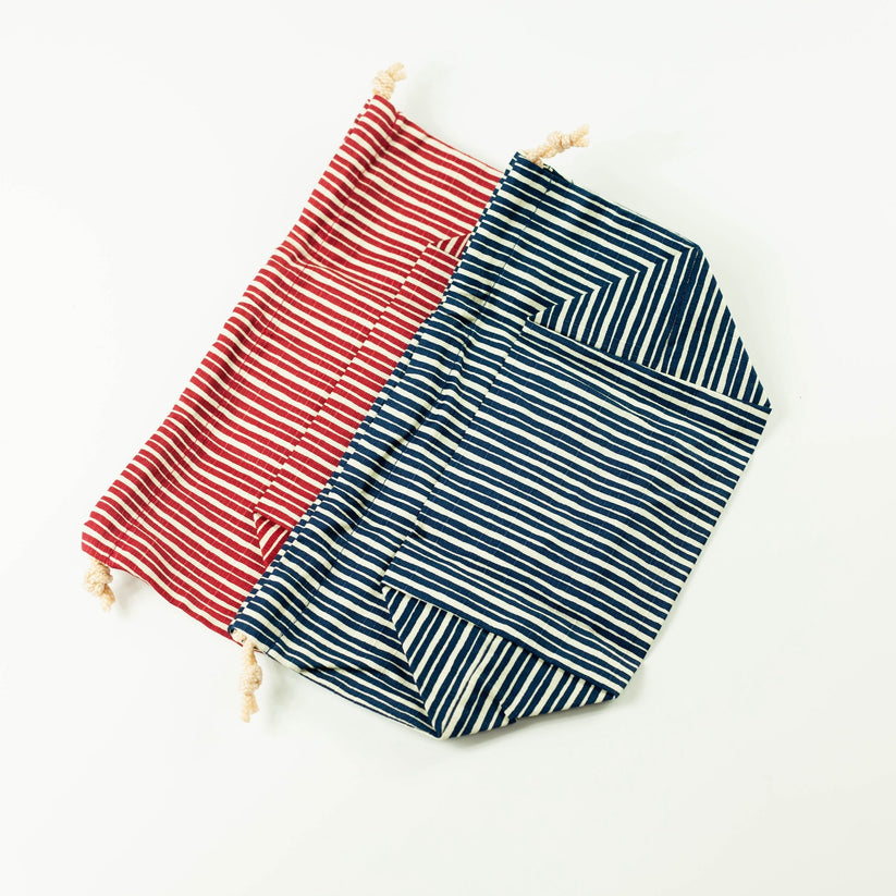 Wafu Stripes Bag | Bento Box, Lunch accessory, Japan – Bento&co 京都発弁当箱専門店